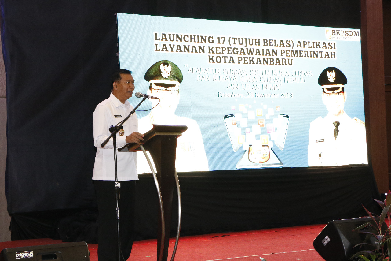 Wako Luncurkan 17 Aplikasi Layanan Kepegawaian Pemko Pekanbaru ... Wako Luncurkan 17 Aplikasi Layanan Kepegawaian Pemko Pekanbaru ...